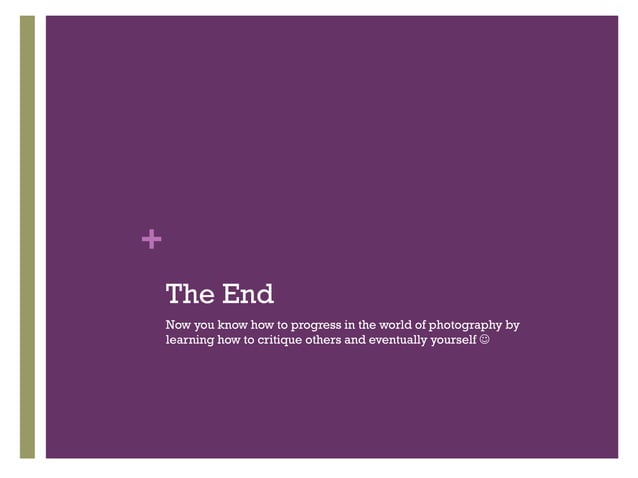 How to Critique Photography | PPTX