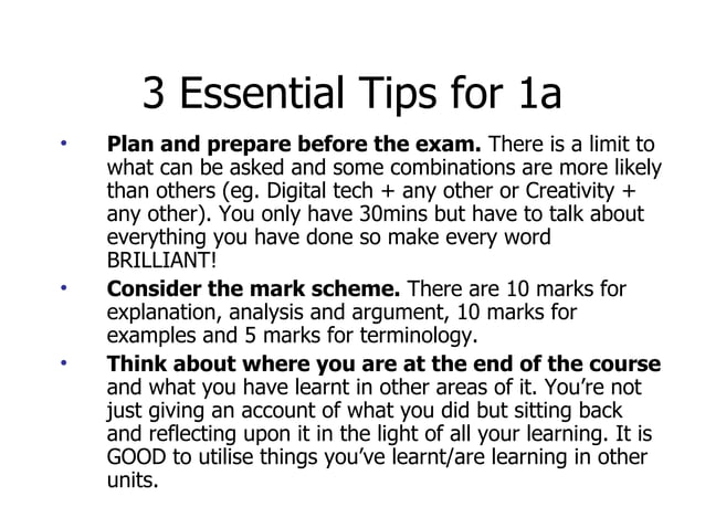 Critical perspectives exam | PPT