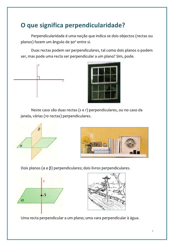 Critérios de paralelismo e perpendicularidade