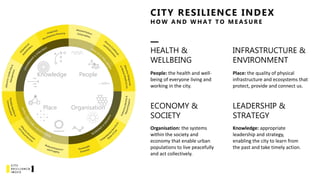 City Resilience Index presented at the Resilience Shift tools workshop ...