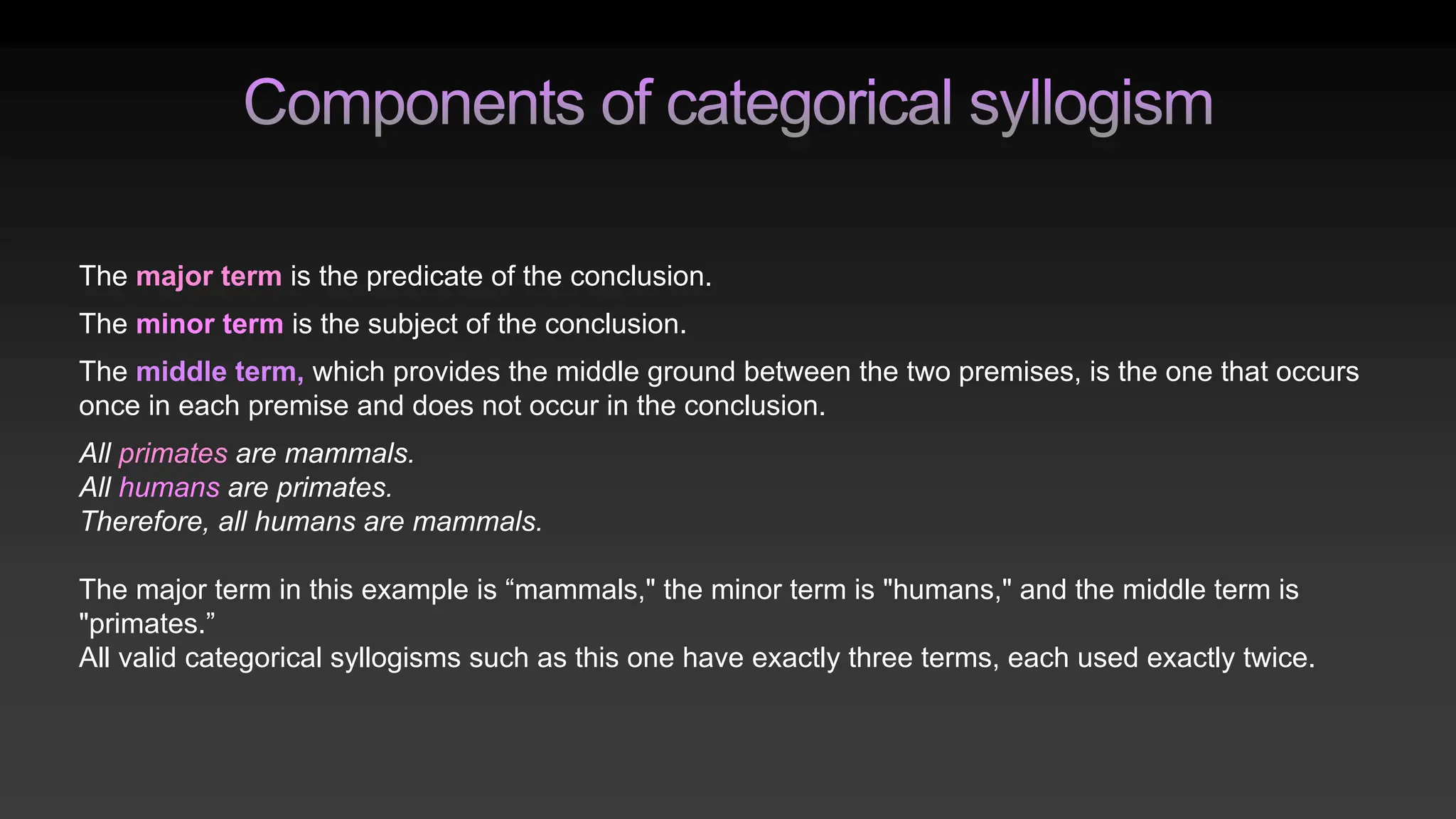 Critical thinking categorical syllogism pptx | PPT