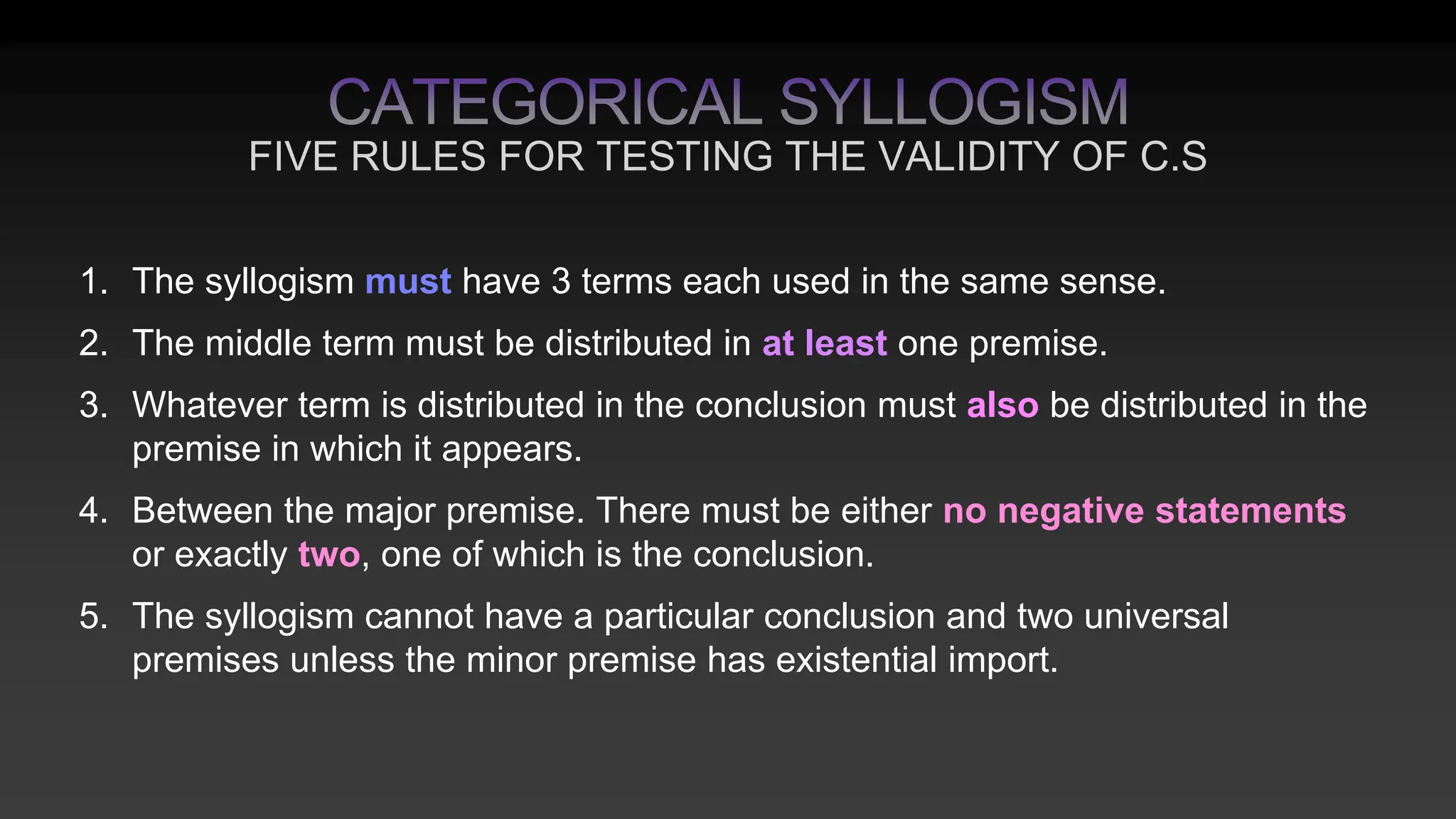 Critical thinking categorical syllogism pptx | PPT