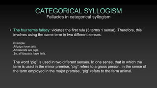 Critical thinking categorical syllogism pptx | PPT