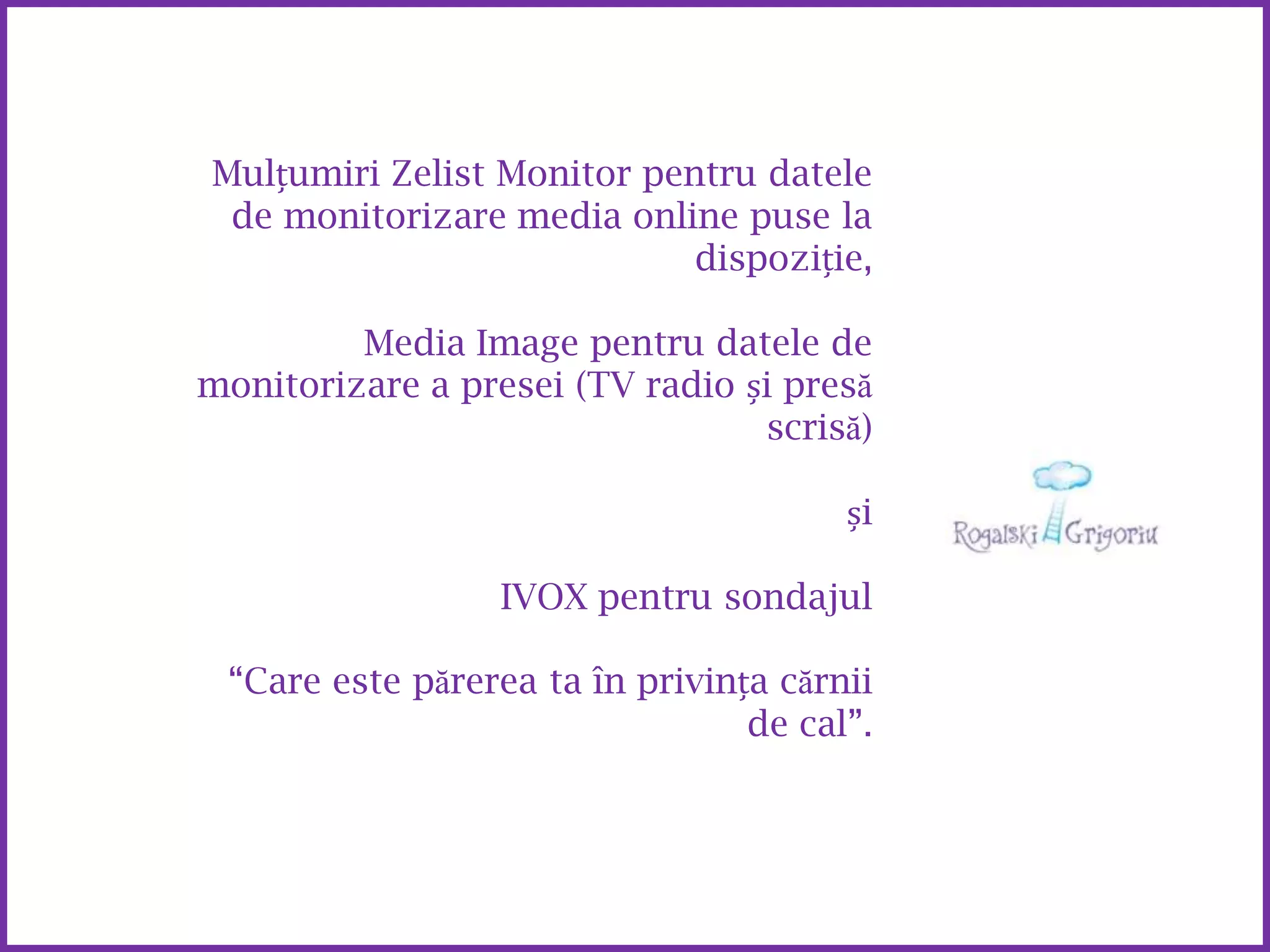 Criza carnii de cal final | PPT