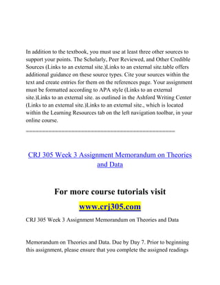 CRJ 305 Redefined Education--crj305.com