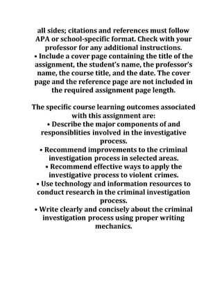 CRJ 320 Entire Course NEW | DOCX