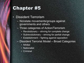 Crj3400 Terrorism Understanding The Threat4 5 | PPT