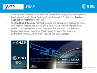 Training and hands-on SNAP Sentinel-1 IW SLC Interferogram and ...