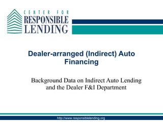 CRL auto finance presentation | PPT