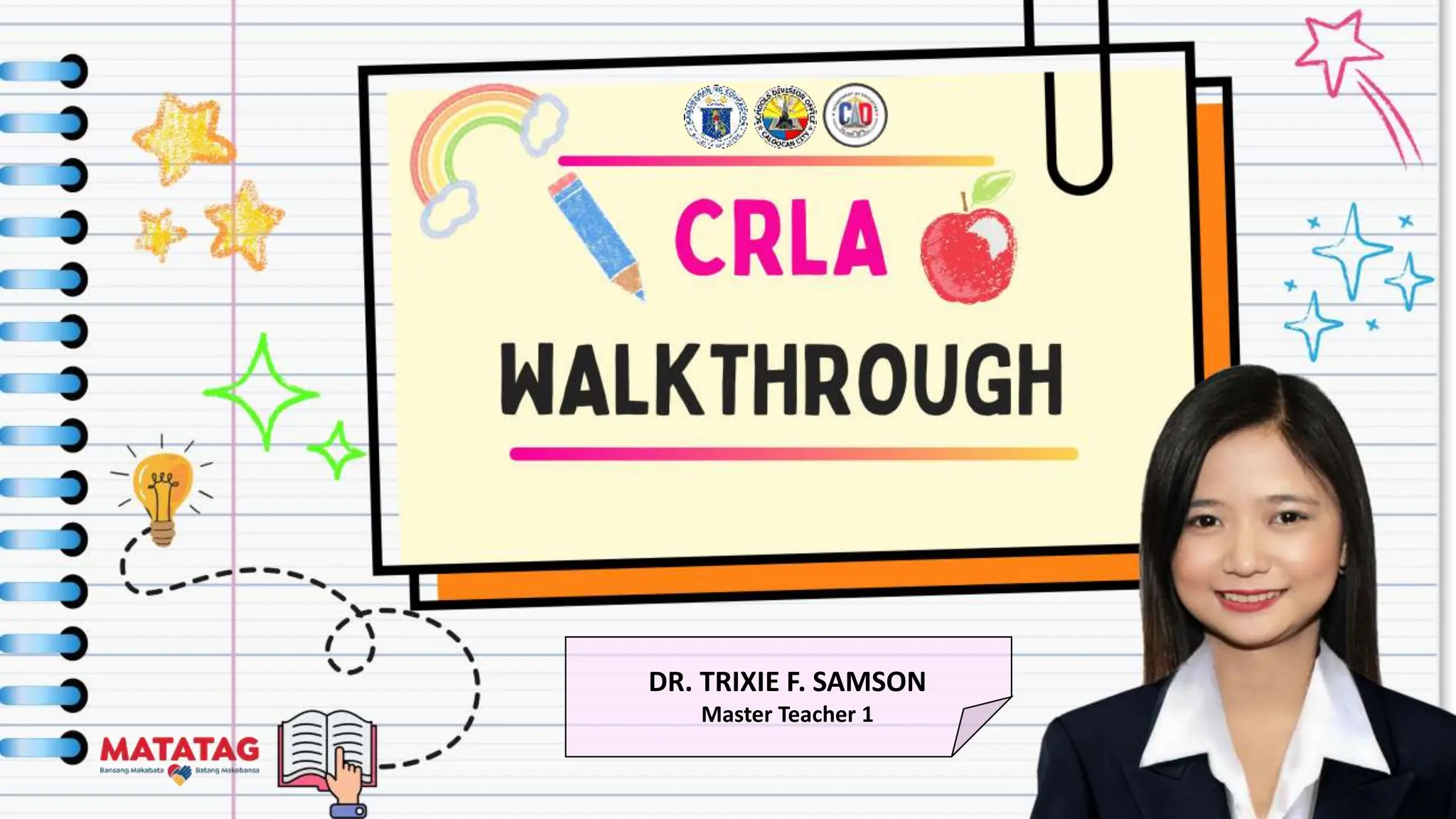 CRLA (Comprehensive Rapid Literacy Assessment) and Rapid Mathematics ...