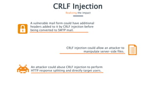Secure Code Warrior - CRLF injection | PPT