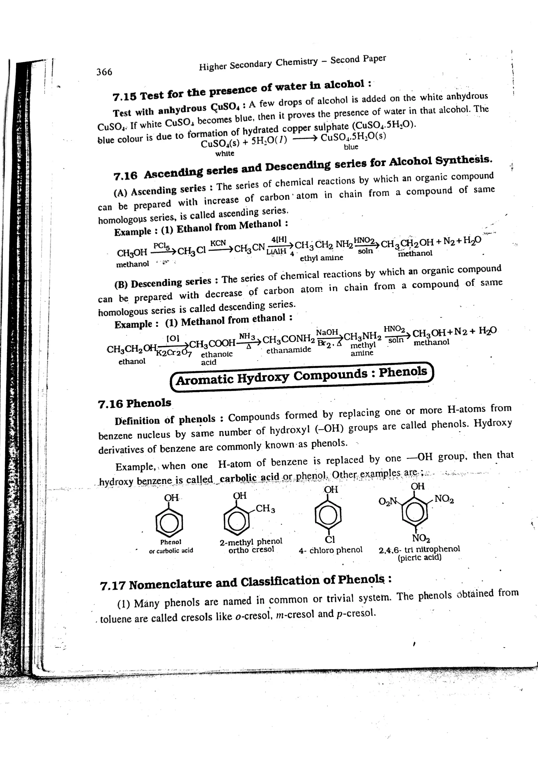 Alcohol phenol ether with types and properties | PDF