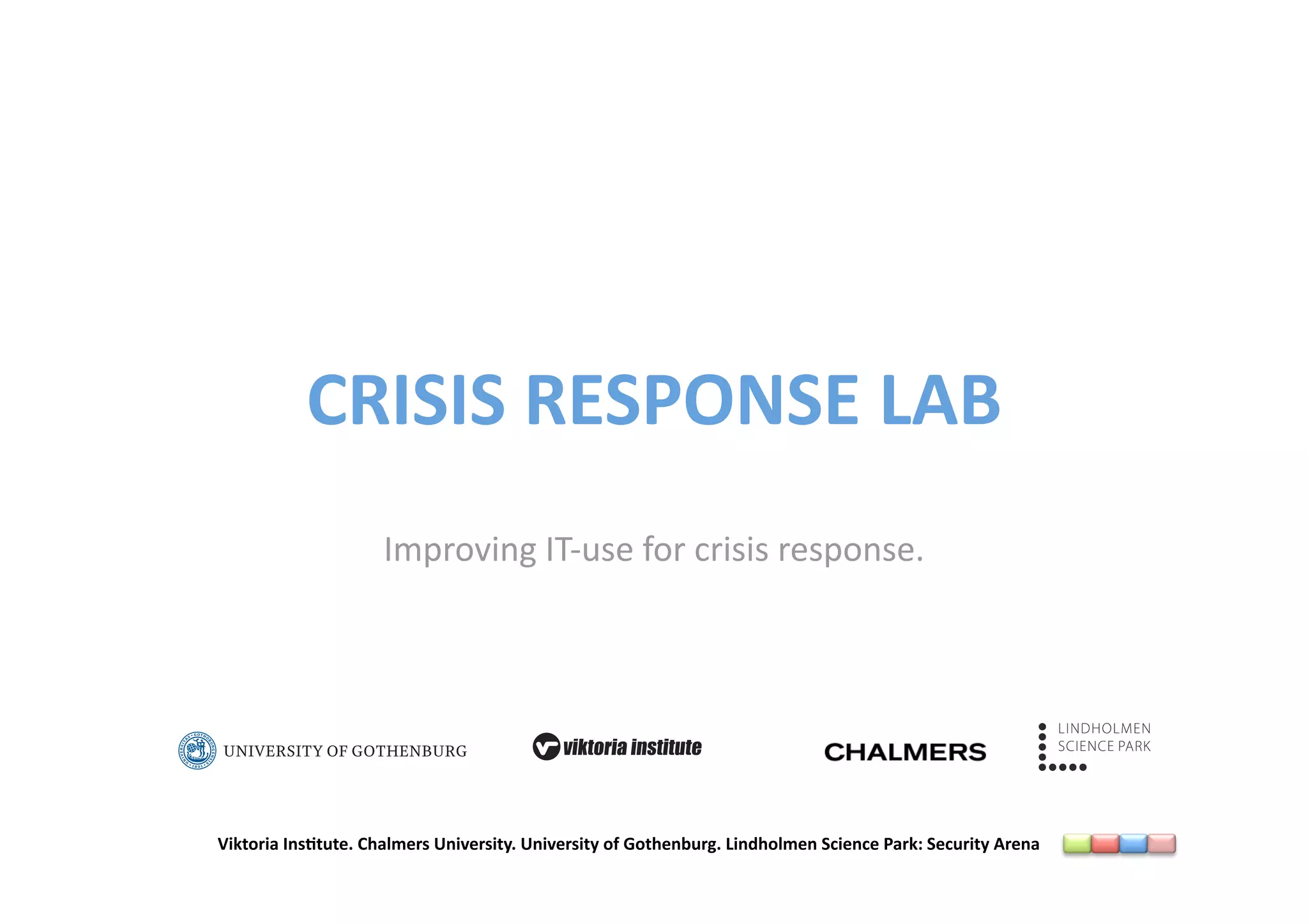 Crisis Response Lab | PDF