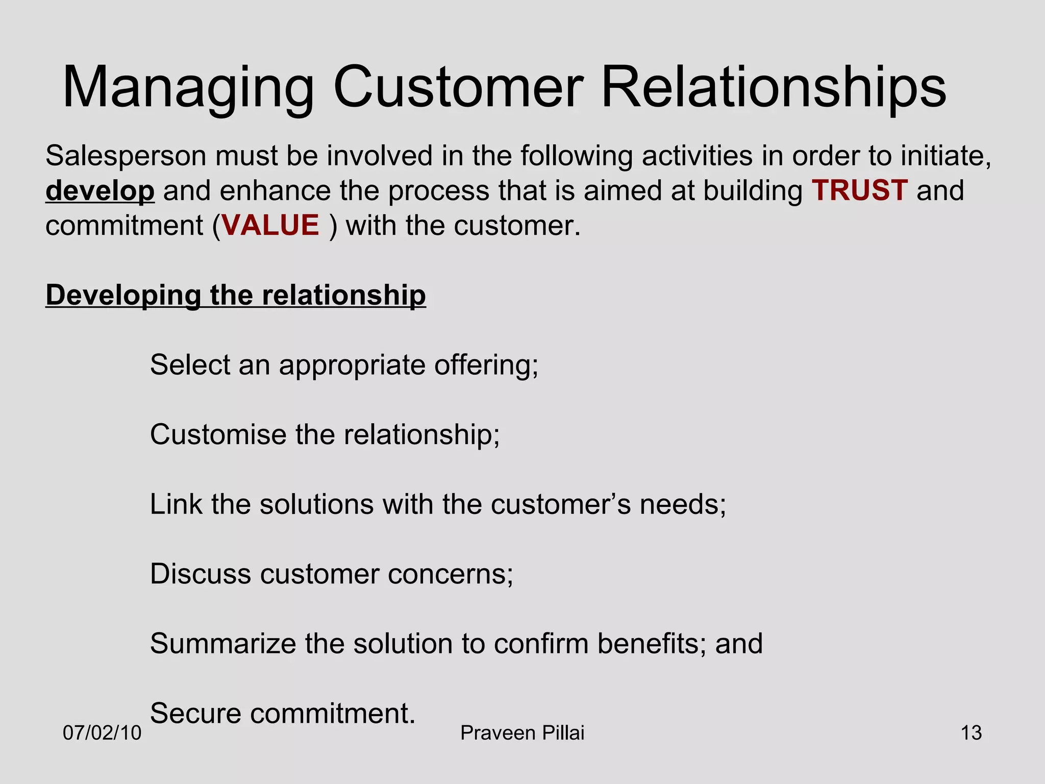 Customer Relationship Management | PPT