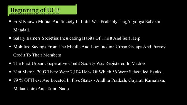 Urban Co-operative Bank | PPTX