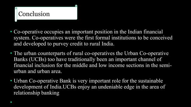 Urban Co-operative Bank | PPTX