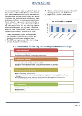 Manage Successful CRM adopion: MACE framework | PDF
