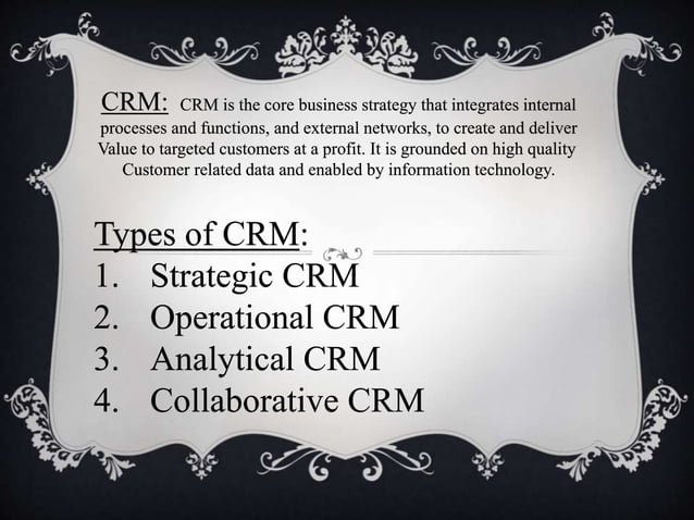 CRM Concepts | PPTX