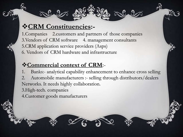 CRM Concepts | PPTX