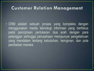 CRM (Customer Relationship Marketing) | PPT