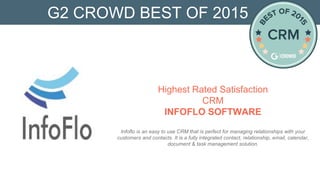 Highest Rated Satisfaction - CRM | PPTX