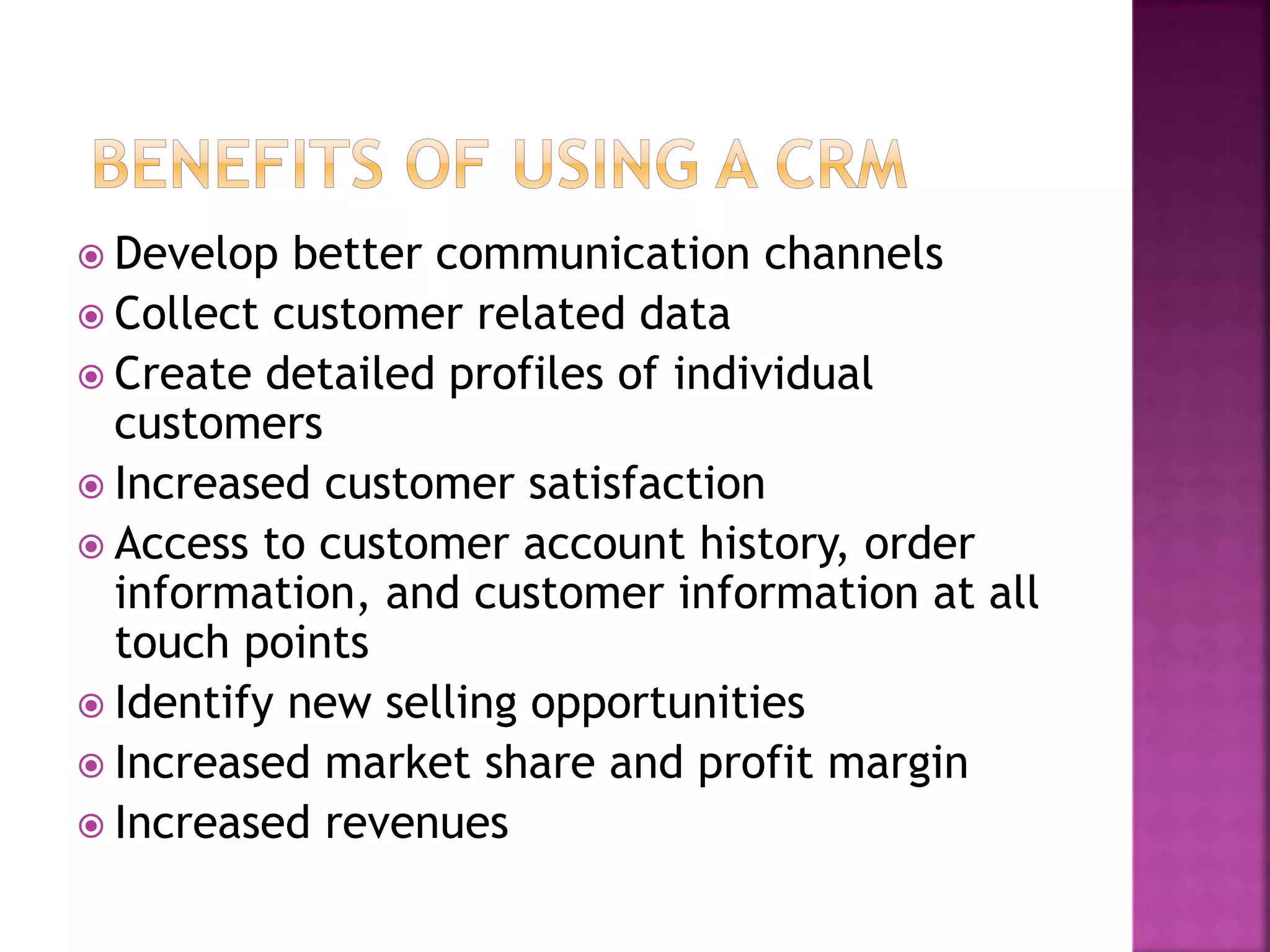 Crm Customer Relationship Management Ppt