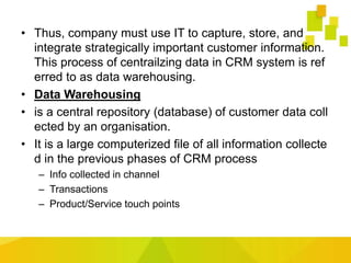 Customer Relationship Management (CRM) | PPTX