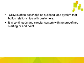 Customer Relationship Management (CRM) | PPTX