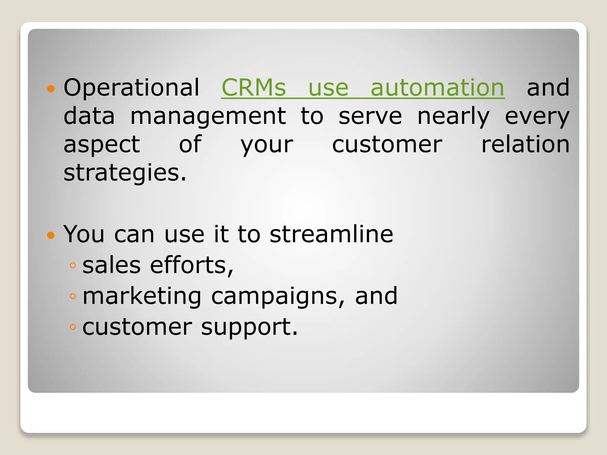 Customer Relationship Management (CRM) Presentation | PPTX