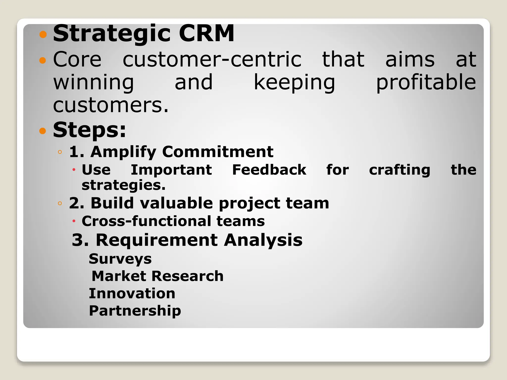 Customer Relationship Management Crm Presentation Pptx Sales