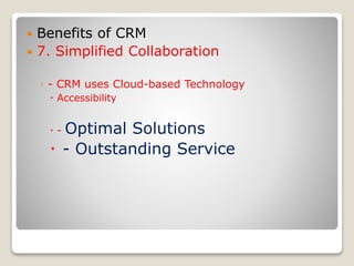 Customer Relationship Management (CRM) Presentation | PPTX