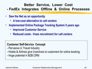 CRM - Customer Relationship Management | PPT