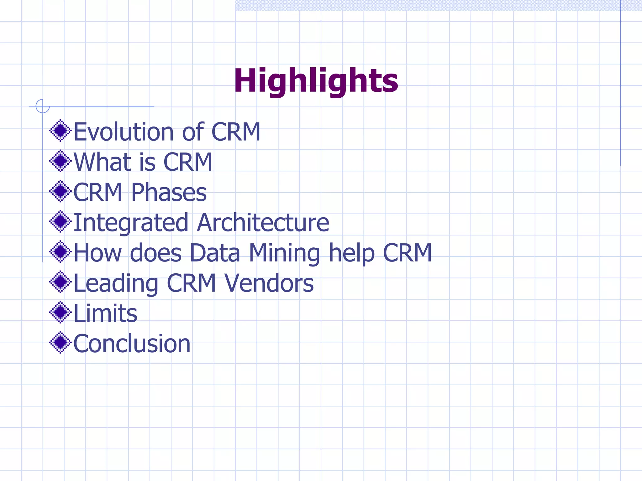 Crm evolution- crm phases | PPT