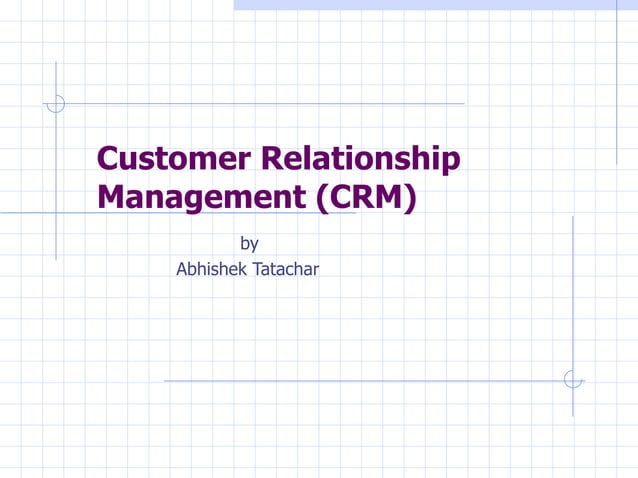 Crm evolution- crm phases | PPT