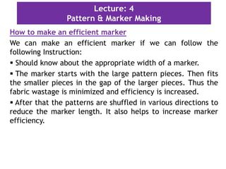 CRM-Lecture-04 (Pattern & Marker Making).pptx