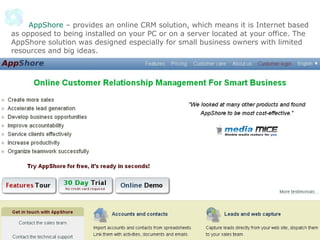 10 Cloud SAAS Based CRM Providers | PPT