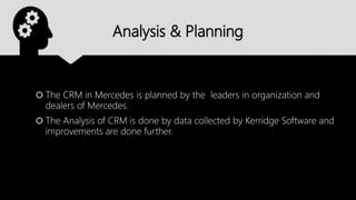 CRM QCi model for automobile(mercedes) | PPTX
