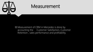 CRM QCi model for automobile(mercedes) | PPTX