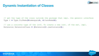 CRM Science - Dreamforce '14: Generic Package Extension Architecture ...
