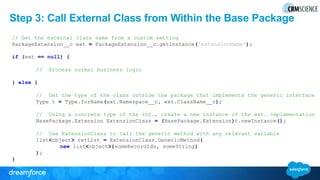 CRM Science - Dreamforce '14: Generic Package Extension Architecture ...