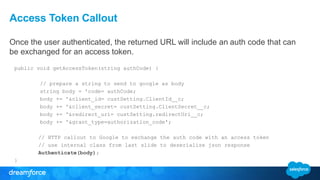 CRM Science - Dreamforce '14: Using the Google SOAP API | PPT