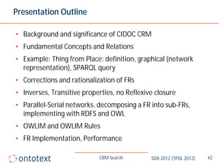 Implementing CIDOC CRM Search Based on Fundamental Relations and OWLIM Rules | PDF