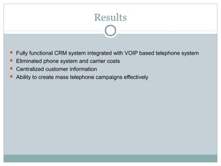 Crm telephony voip | PPT
