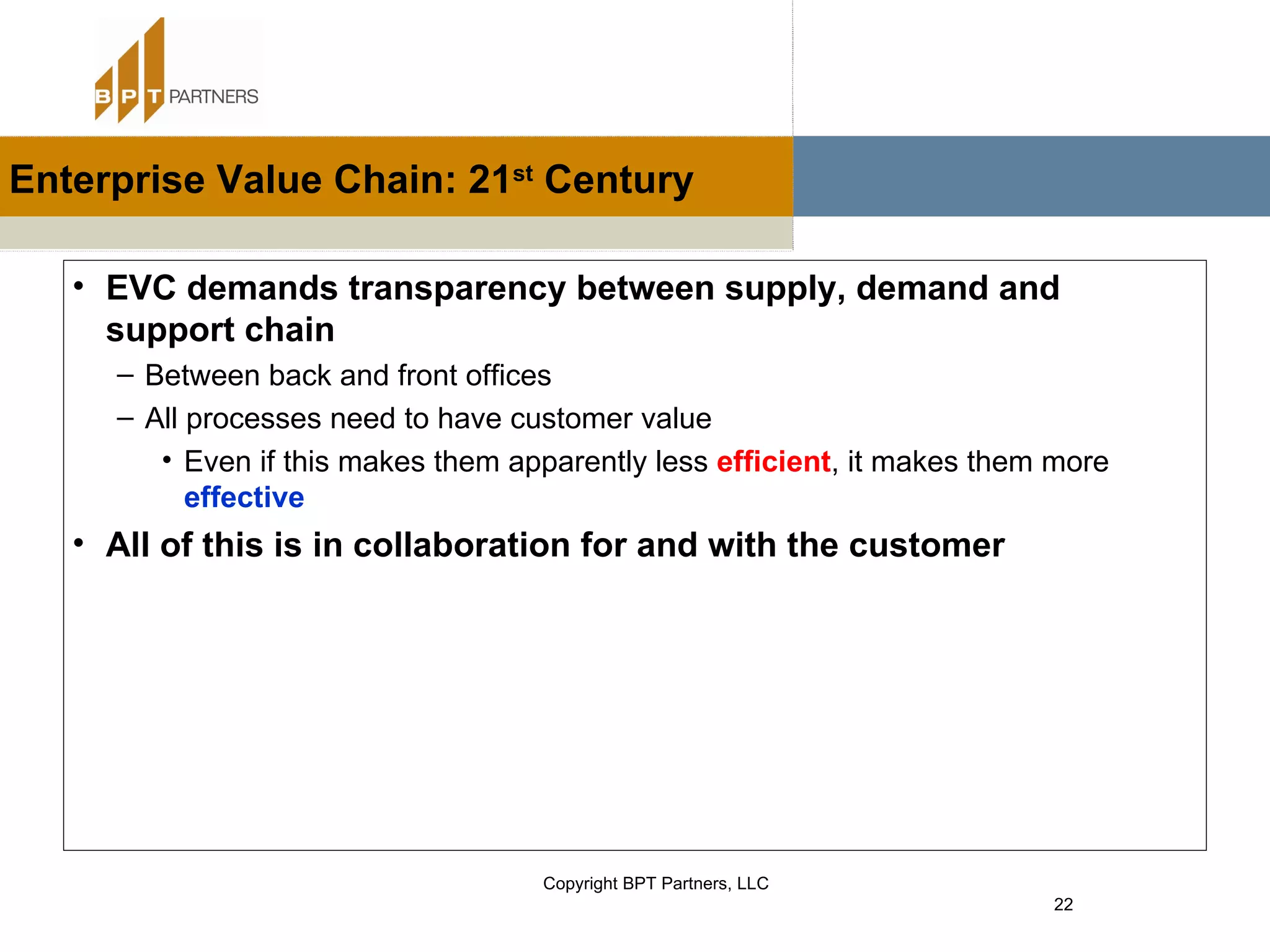 CRM & The Enterprise Value Chain | PPT