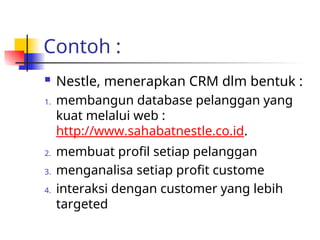 Customer relationship management konsep dasar crm | PPT