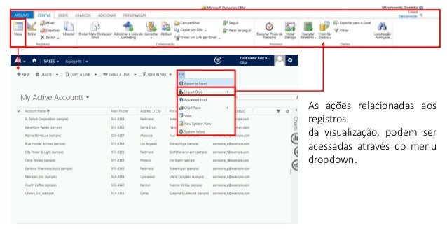 Dynamics CRM 2013 - Principais funcionalidades
