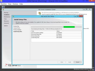 CRM 2015 - SQL Server 2012 kurulumu | PPTX