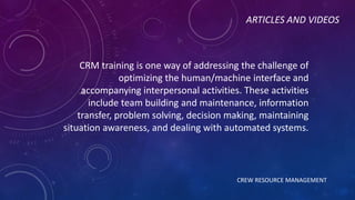 Aviation CRM 2021 | PPTX