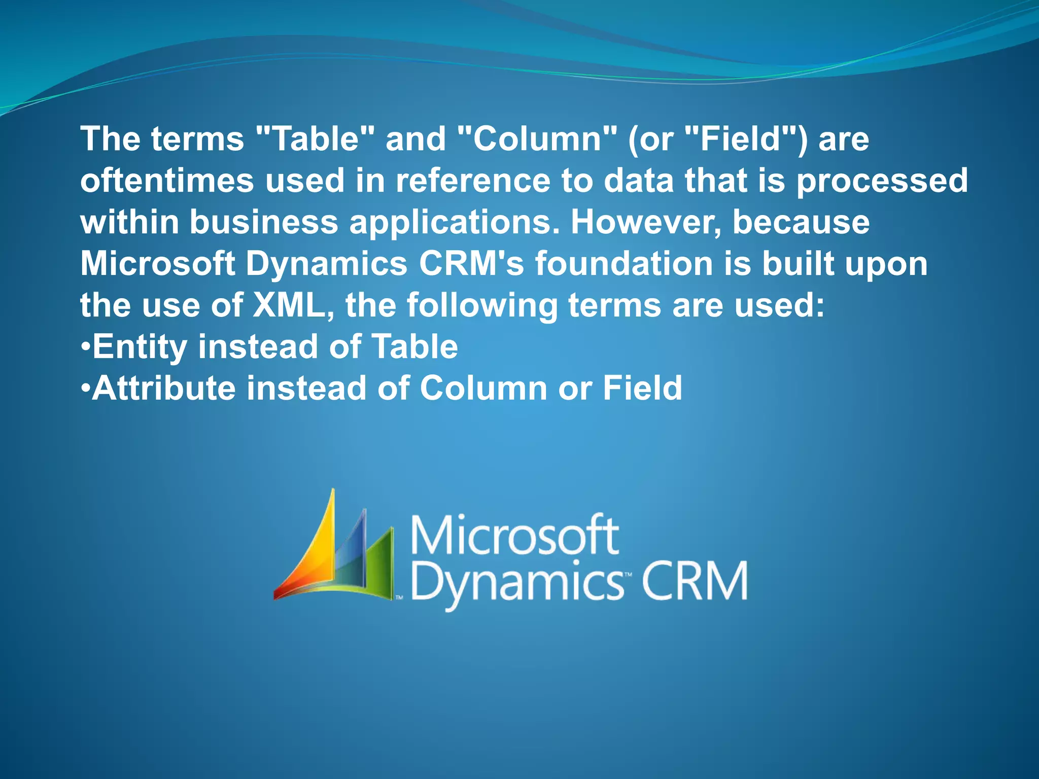 Crm 40 Customizations Basics Ppt