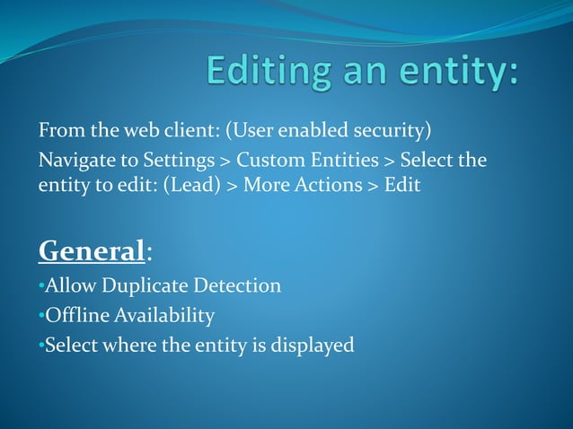 Crm 40 Customizations Basics Ppt